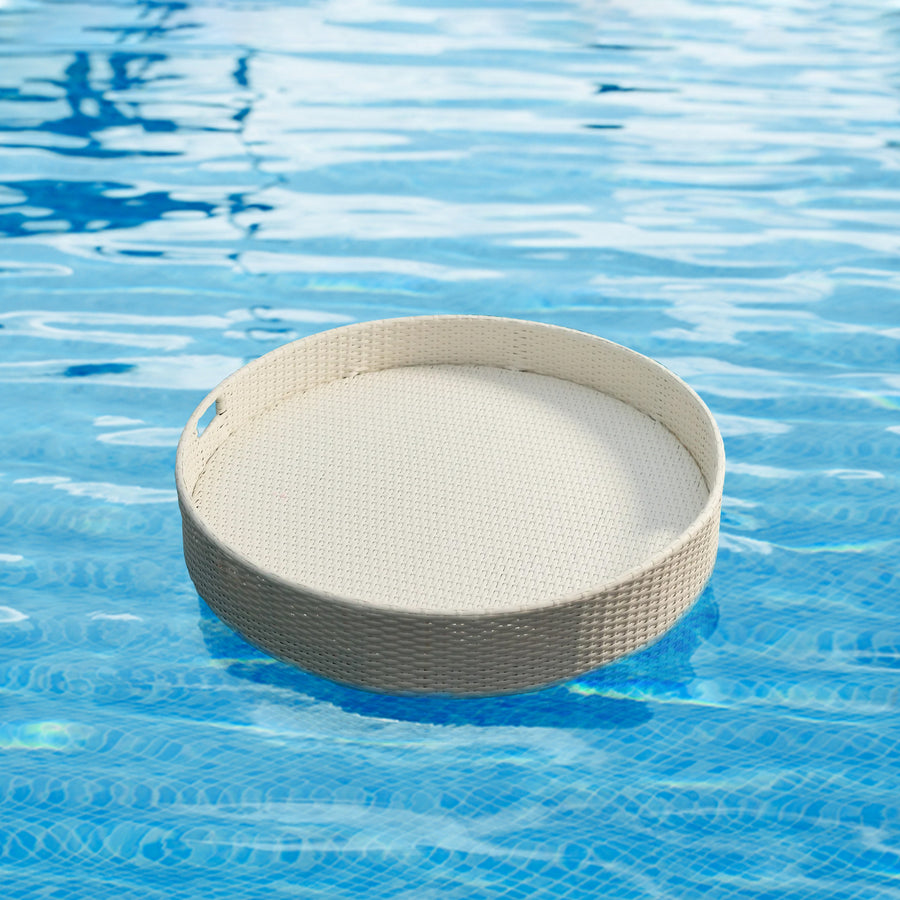 Luxury Floating Tray For Swimming Pool - White (Round ...