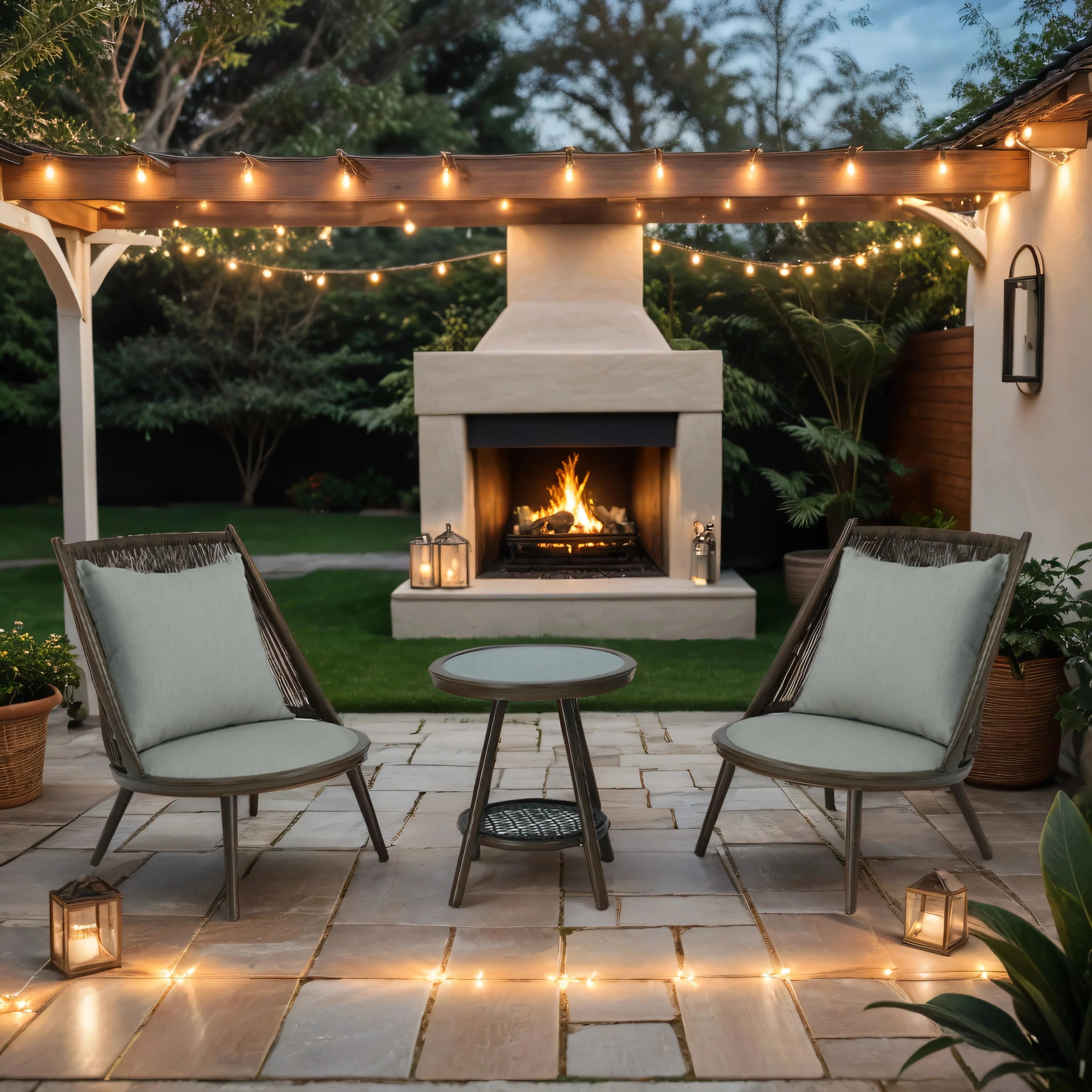 Dreamline Outdoor Furniture Garden Patio Seating Set 1+2 2 Chairs and ...