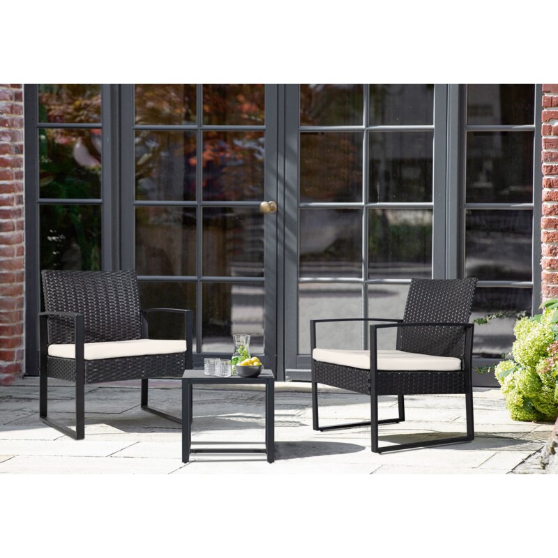Dreamline Outdoor Furniture Garden Patio Seating Set 1+2 2 Chairs and ...
