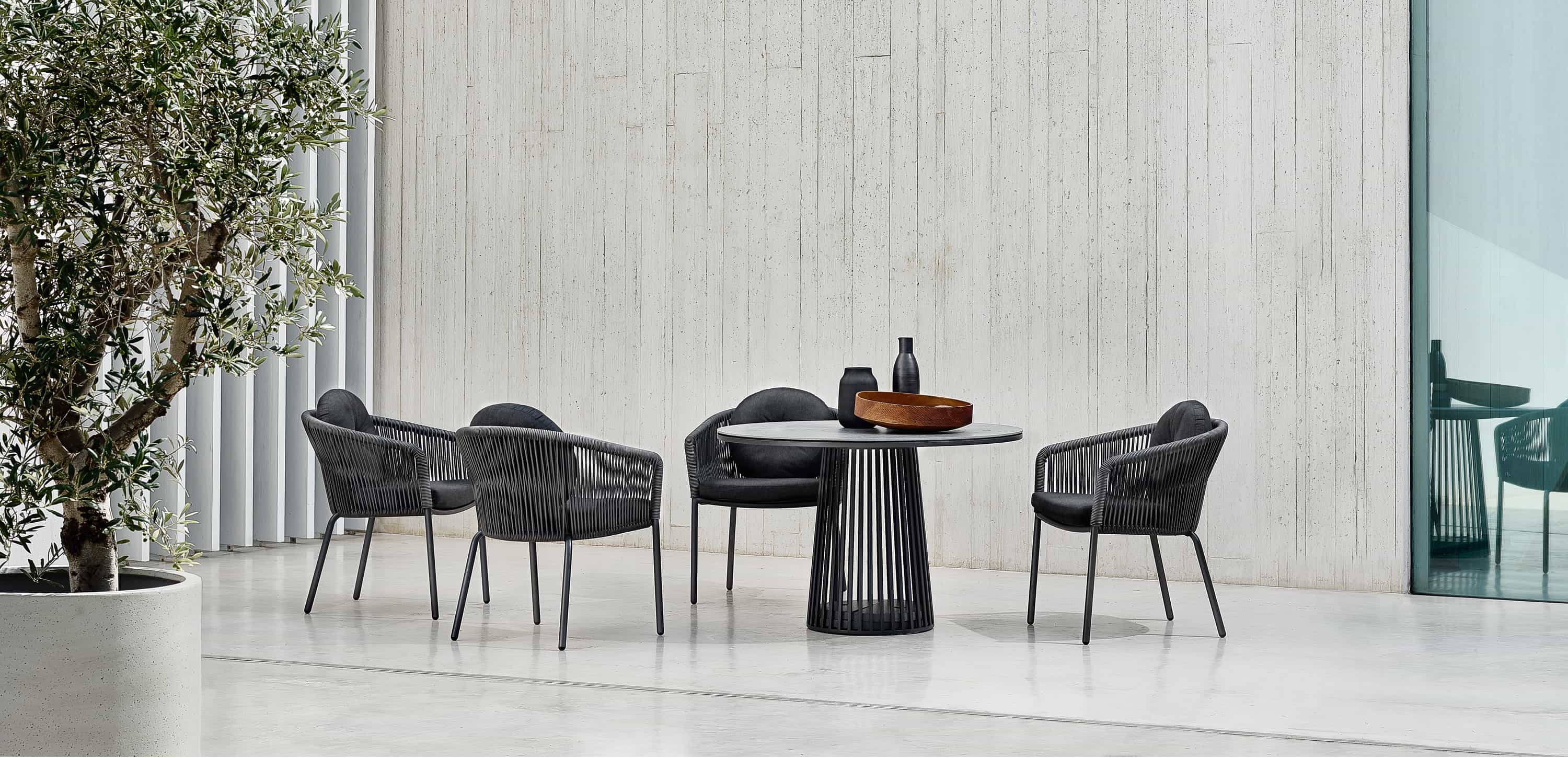 Dreamline Outdoor Furniture Garden Patio Seating Set 1+4 4 Chairs and ...