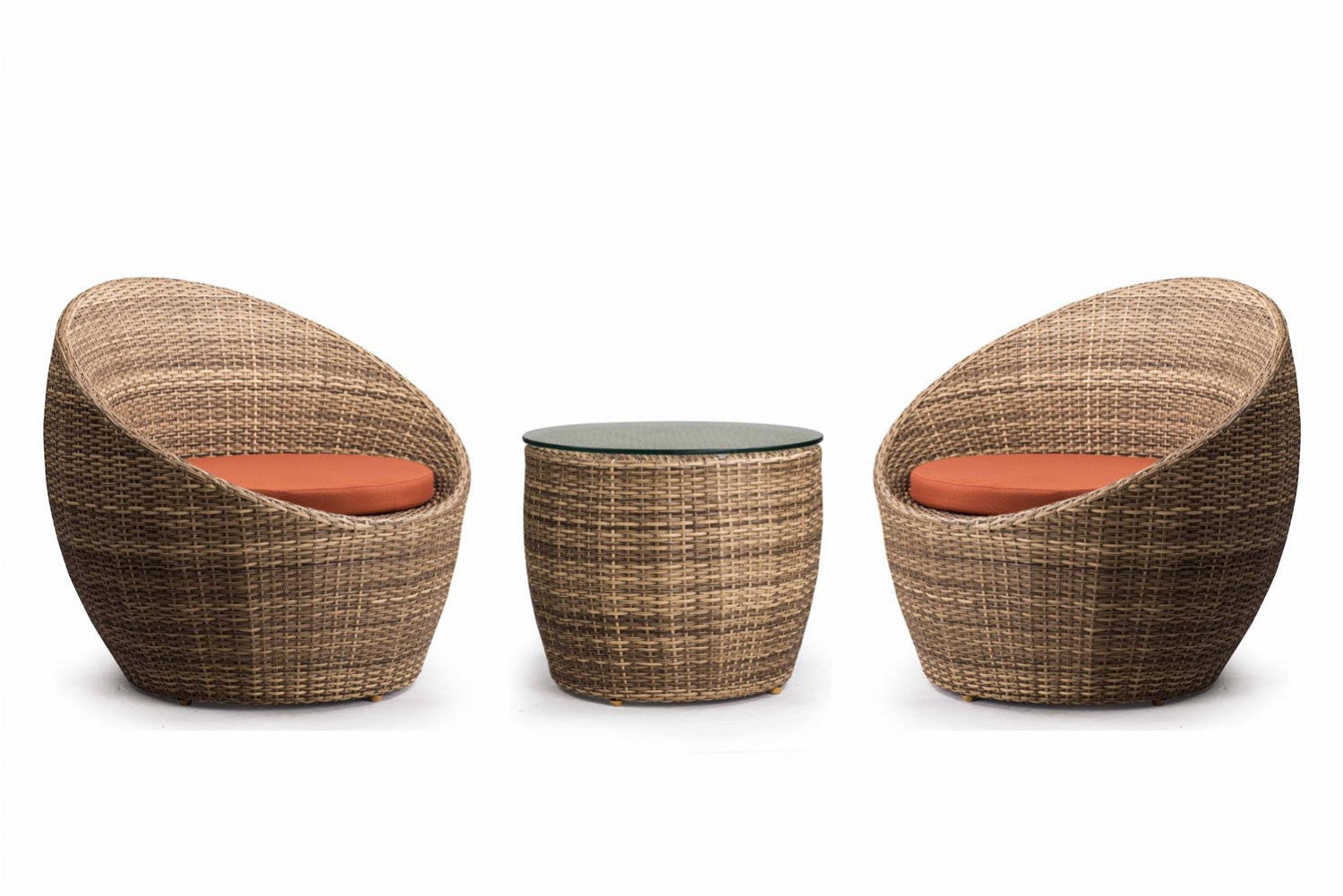 Dreamline Outdoor Furniture Garden Patio Seating Set 1+2 2 Chairs and ...